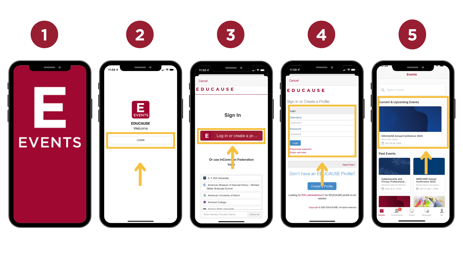 EDUCAUSE Events Mobile App | EDUCAUSE Events